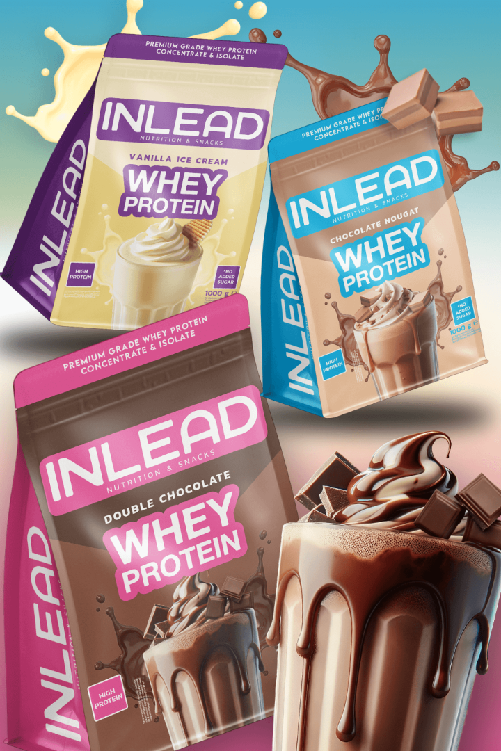 Inlead Whey Protein 1000g Double Chocolate, 35,95